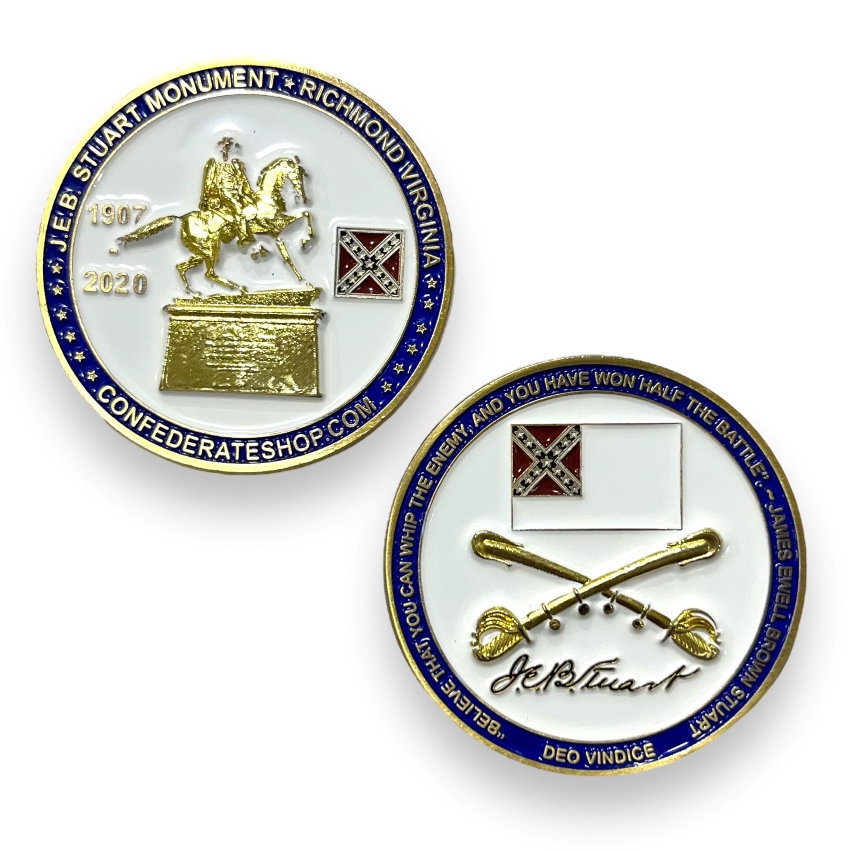 J.E.B. Stuart Monument Collectors Coin - Confederate Shop